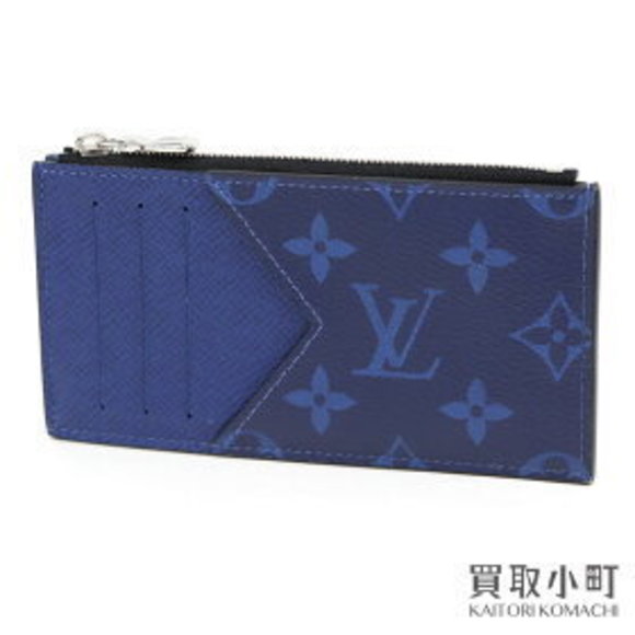 Louis Vuitton | Bags | Louis Vuitton Wallet Cobalt Blue Taiga Wallet ...